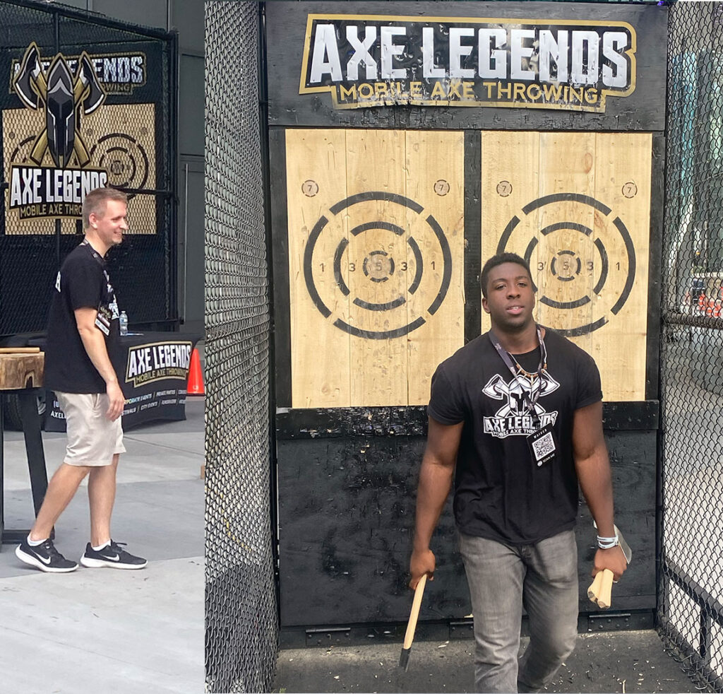 Live at Lunch - Axe Throwing - The Green at 320 3251